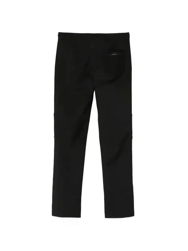 LES HOMMES Panelled Trousers With Stud Embellishments