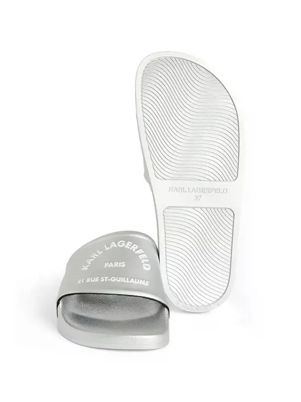 Karl Lagerfeld Kondo 2.0 Logo-print Slides