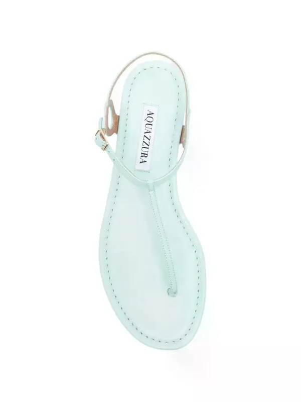 AQUAZZURA Almost Bare Flat Sandals - Blue