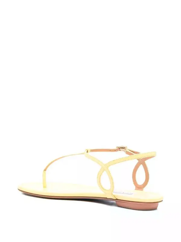 AQUAZZURA Almost Bare Flat Sandals