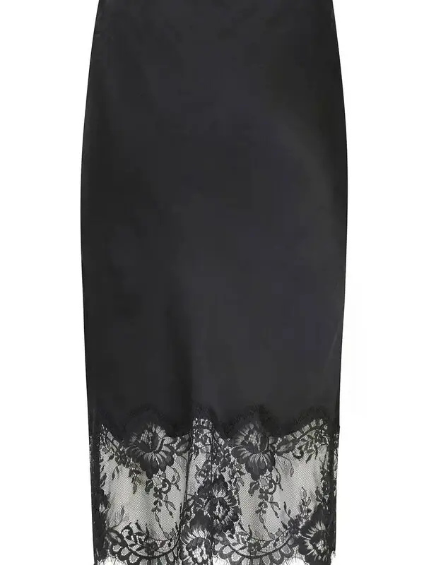 HERSKIND Lace-trim Midi Skirt