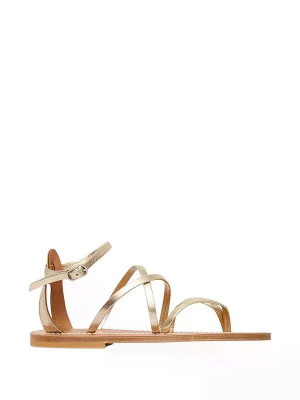 K.JACQUES Epicure Multi-strap Flat Sandals - Gold