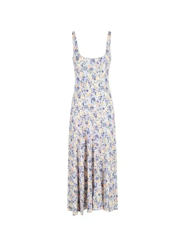 Ulla Johnson Yasna Floral-print Maxi Dress - Blue