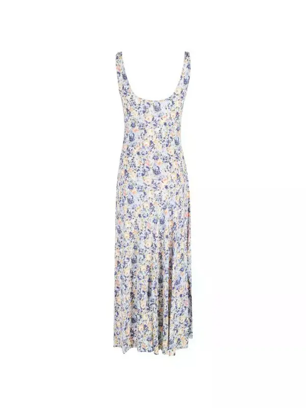 Ulla Johnson Yasna Floral-print Maxi Dress - Blue