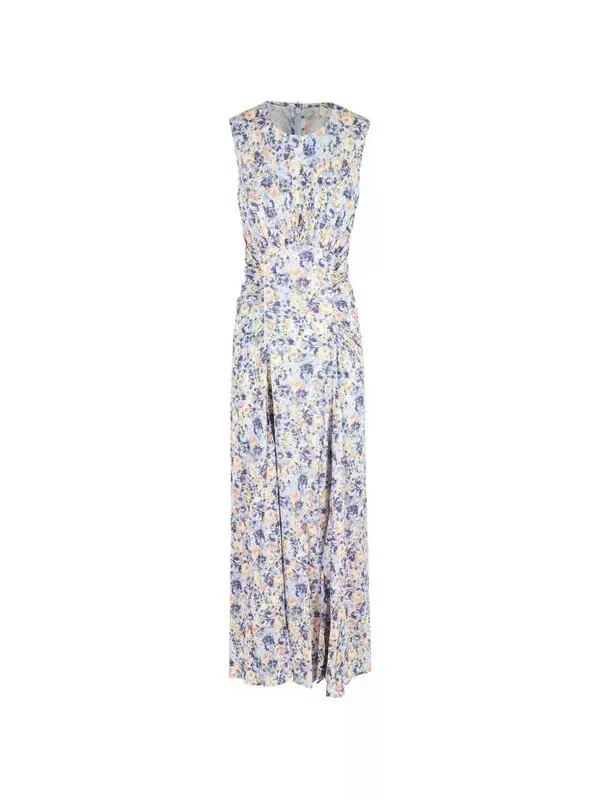 Ulla Johnson Lana Floral-print Midi Dress - Purple