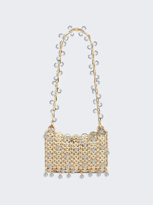 Rabanne 1969 Nano Crystal Embellished Bag - Gold