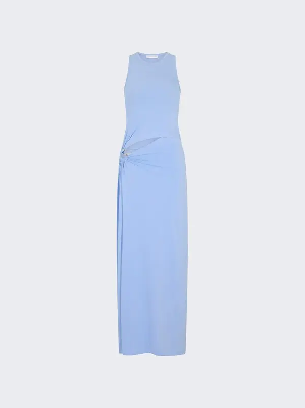 Rabanne Cut-out Detail Maxi Dress - Blue