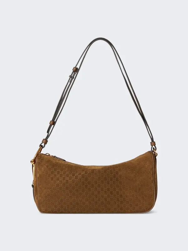 Gucci Half Horsebit Mini Shoulder Bag - Brown