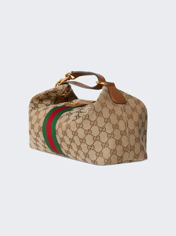 Gucci Medium Top Handle Bag - Tan