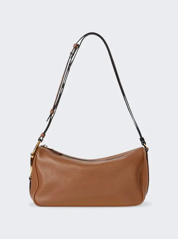 Gucci Half Horsebit Medium Shoulder Bag - Brown