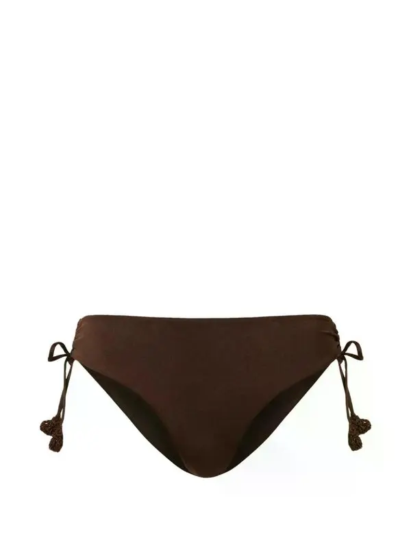 TWINSET Crochet Detail Bikini Bottoms - Brown