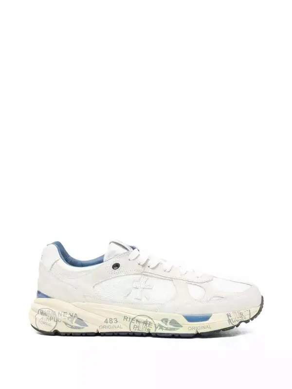 Premiata Mase Logo-patch Sneakers - Neutrals