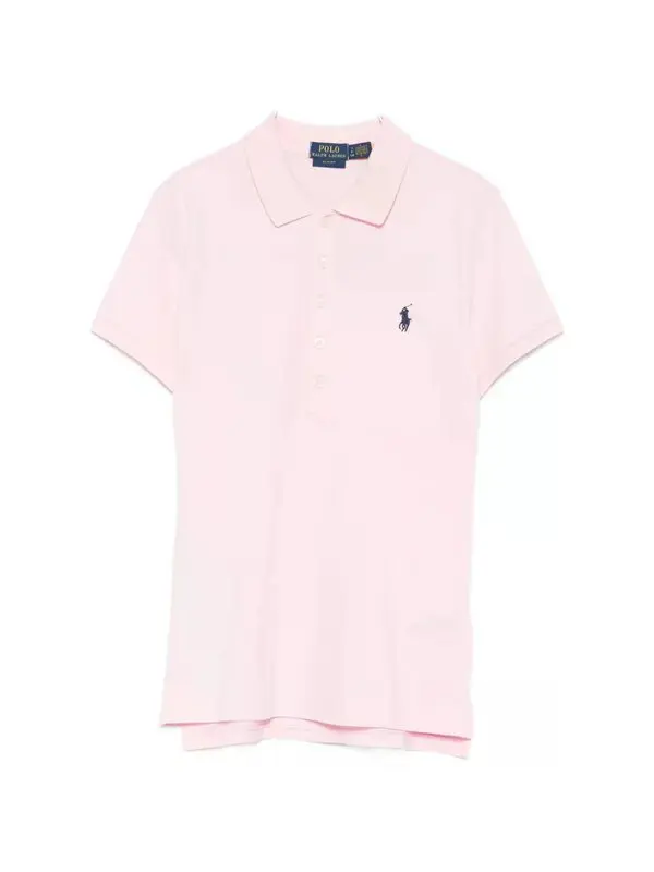 Polo Ralph Lauren Embroidered-logo Polo Shirt - Pink