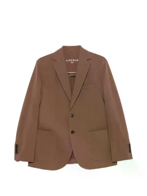 CIRCOLO 1901 Single-breasted Blazer - Brown