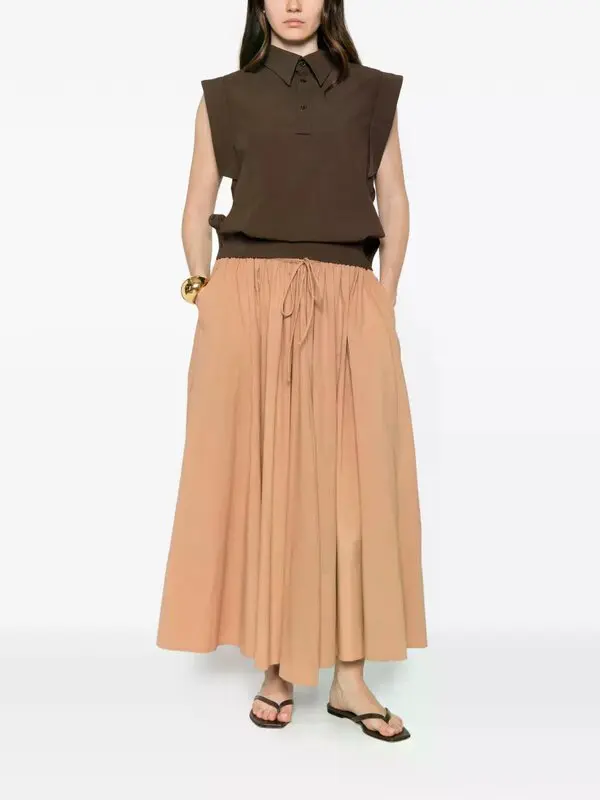 BY MALENE BIRGER Drawstring-waist Maxi Skirt