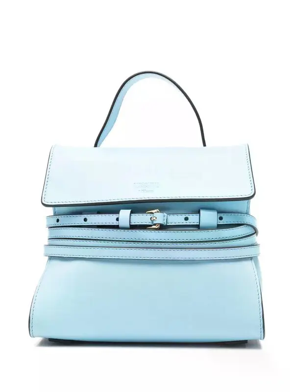 Moschino Buckle-strap Mini Bag - Blue