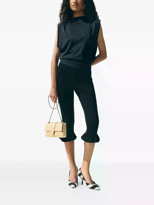 Jacquemus Playa Ruffled Cropped Trousers