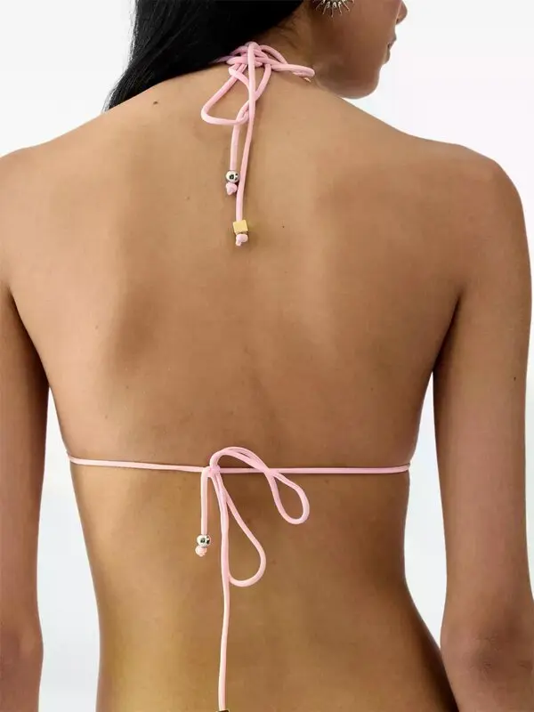 Jacquemus Triangle Bikini Top - Pink