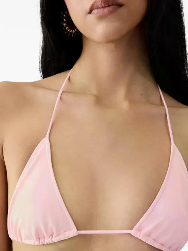 Jacquemus Triangle Bikini Top - Pink