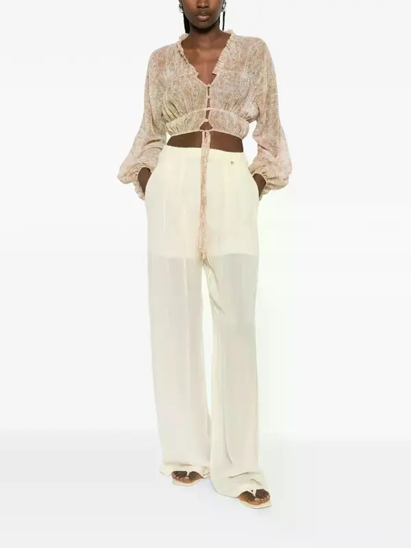 ANIYE BY Logo-appliqué Trousers