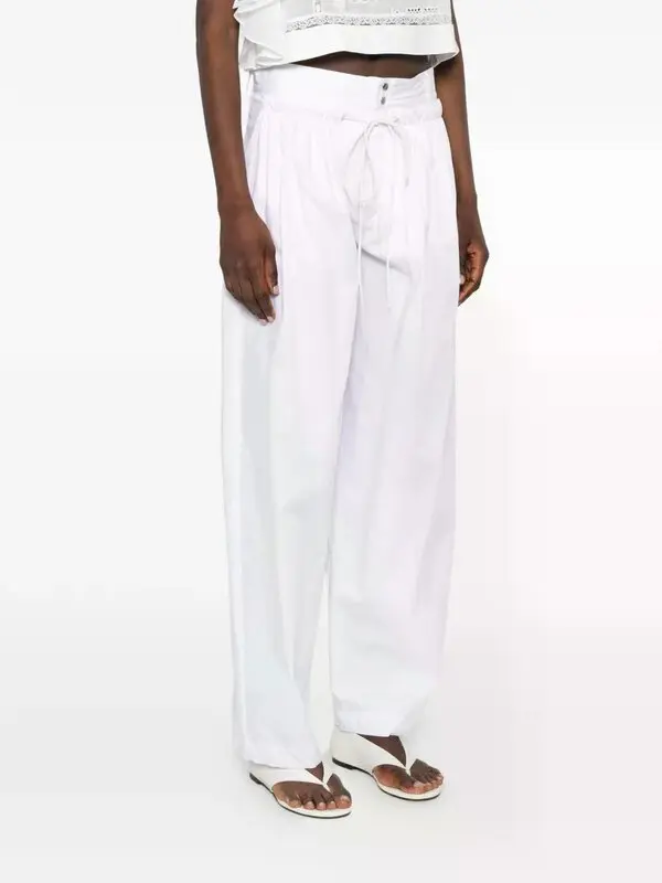 ANIYE BY Drawstring Trousers - White