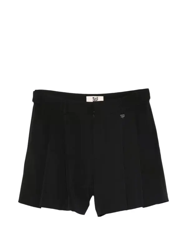 ANIYE BY Bella Pleated Shorts - Black