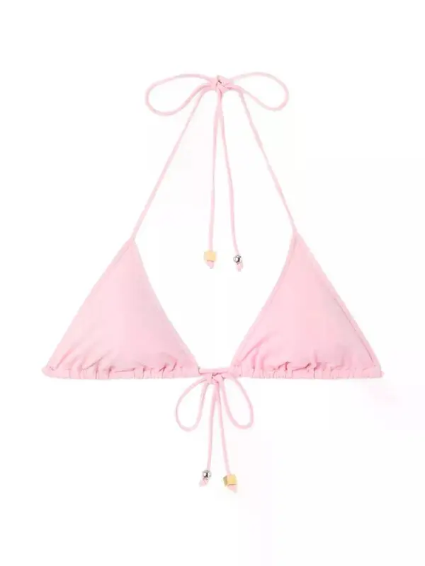 Jacquemus Triangle Bikini Top - Pink