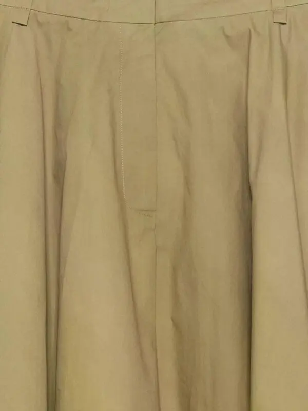 NUDE Pleated Flared Midi Skirt