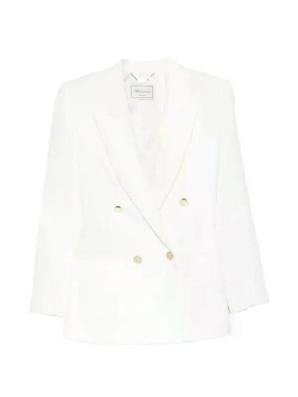 Blumarine Double-breasted Blazer - Neutrals