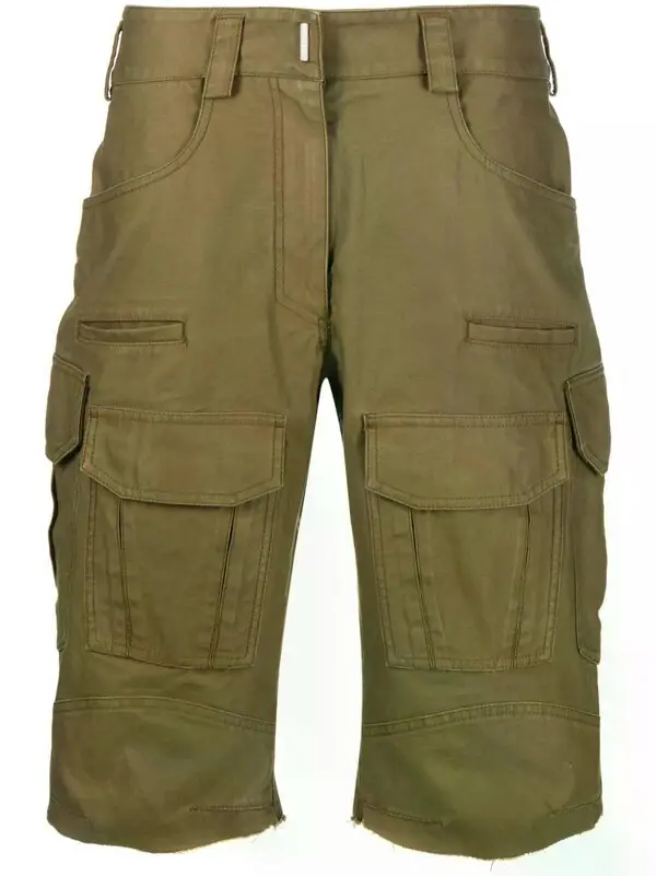 Givenchy Cargo Bermuda Shorts - Green