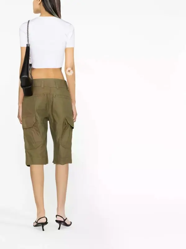 Givenchy Cargo Bermuda Shorts - Green