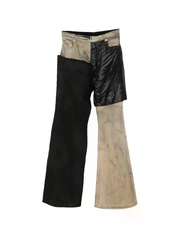 Rick Owens Panelled Jeans - Black