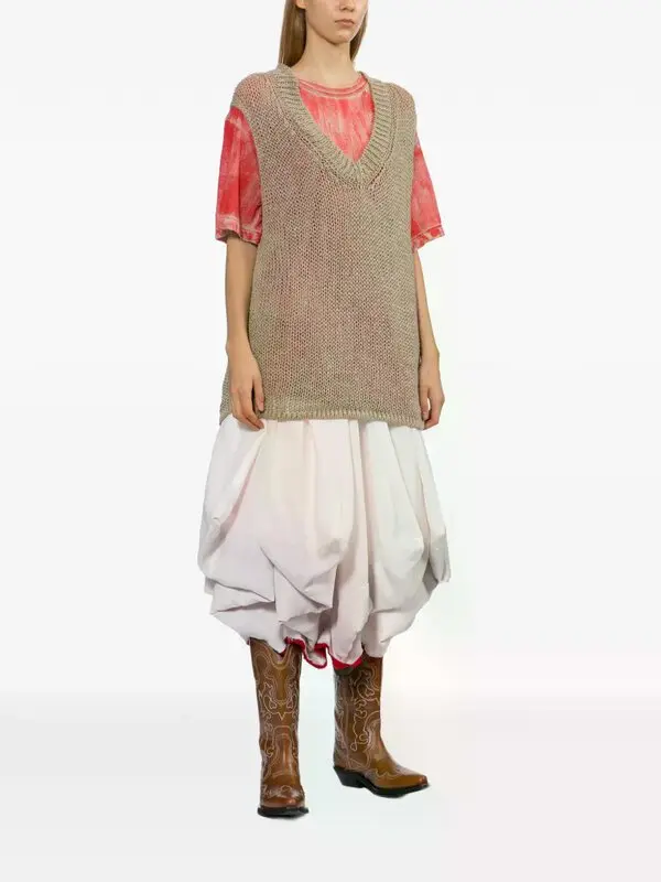 Comme Des Garçons Distressed Tie-dye T-shirt