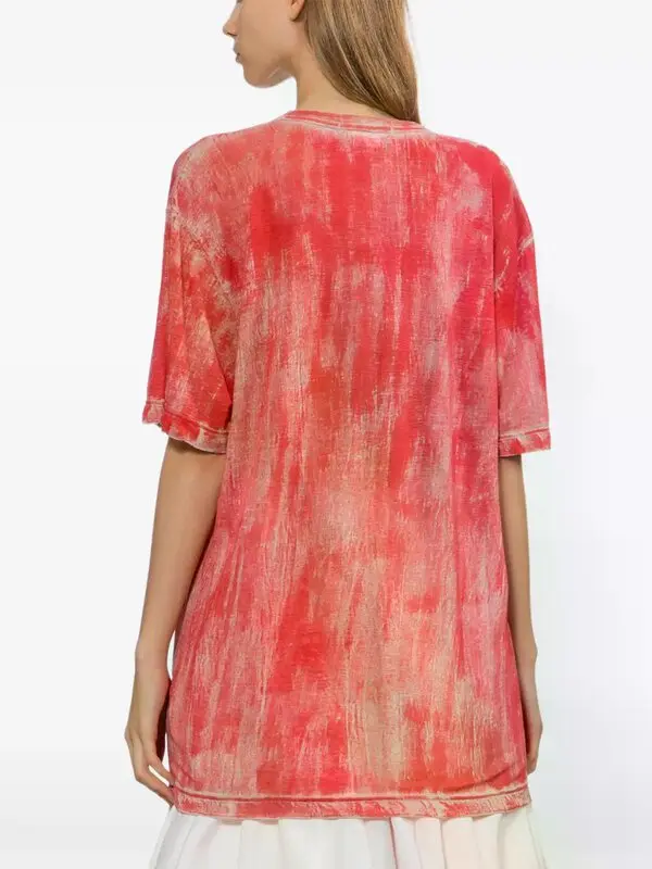 Comme Des Garçons Distressed Tie-dye T-shirt