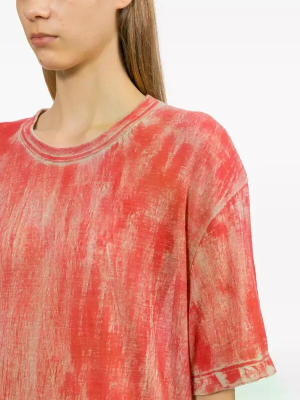 Comme Des Garçons Distressed Tie-dye T-shirt