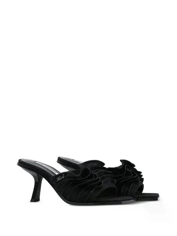 Karl Lagerfeld 60mm Karmel Ruched Heeled Sandals