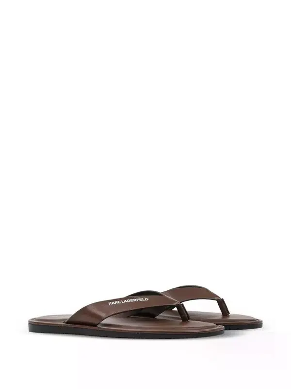 Karl Lagerfeld Logo-print Flip-flops