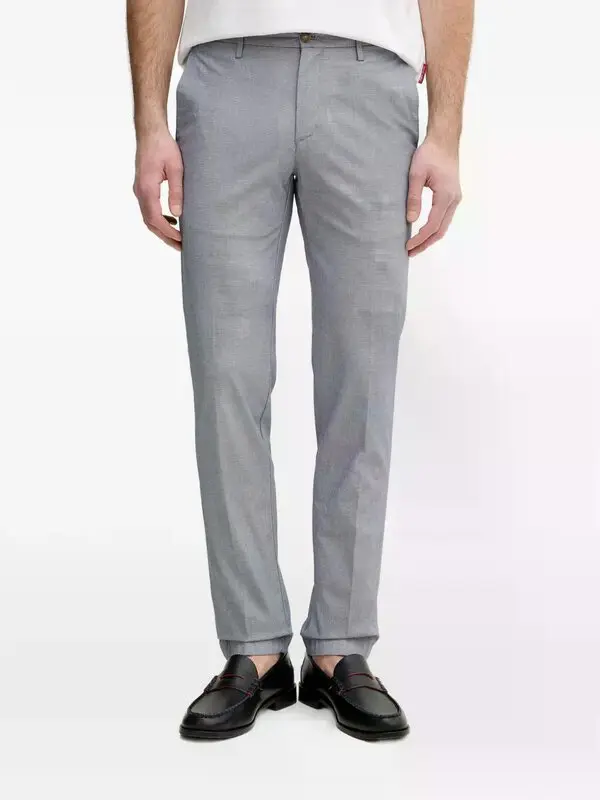 Karl Lagerfeld Pressed-crease Trousers - Grey