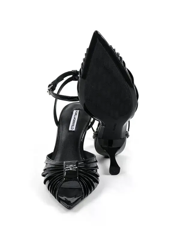Karl Lagerfeld Leather Heeled Pumps
