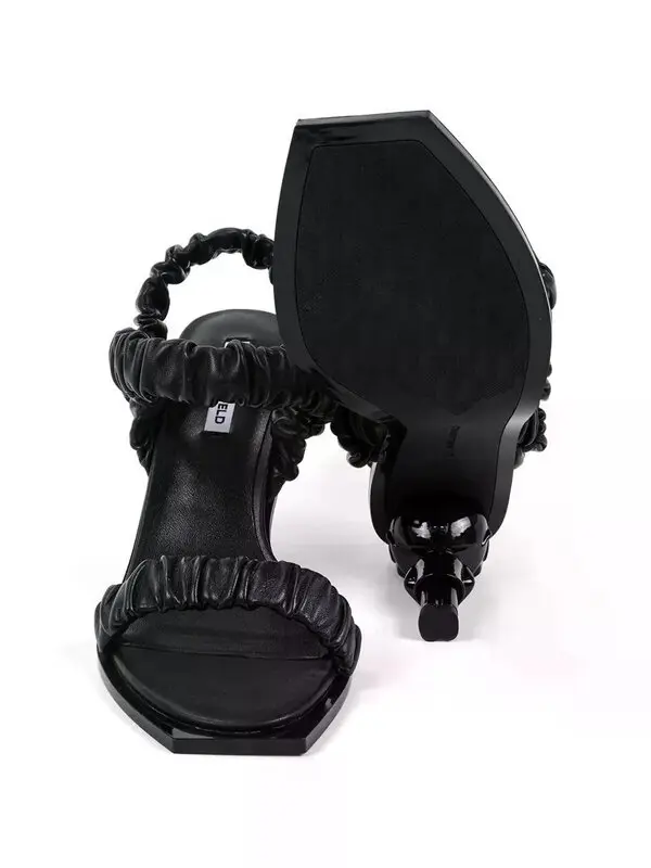 Karl Lagerfeld Leather Heeled Sandals