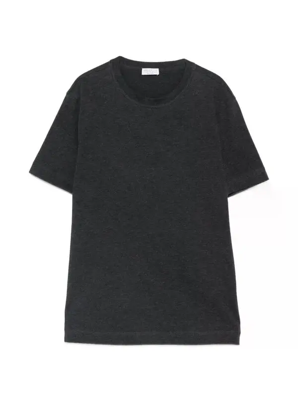 Brunello Cucinelli Crew-neck T-shirt - Grey