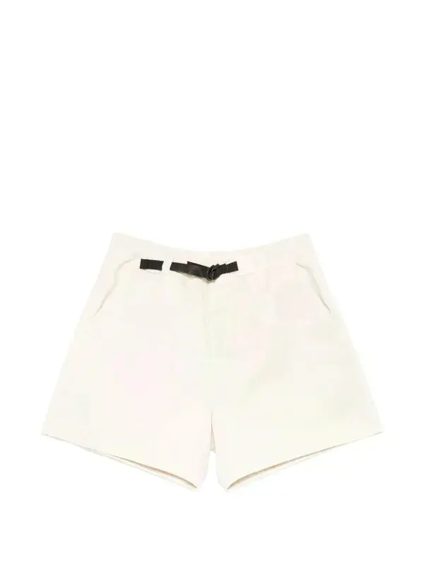 Stone Island Belted Elasticated-waistband Shorts - Neutrals