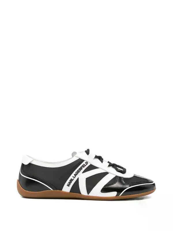 Karl Lagerfeld Altia Logo-print Sneakers - Black