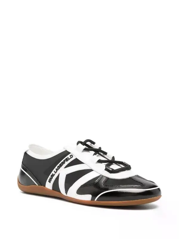 Karl Lagerfeld Altia Logo-print Sneakers - Black
