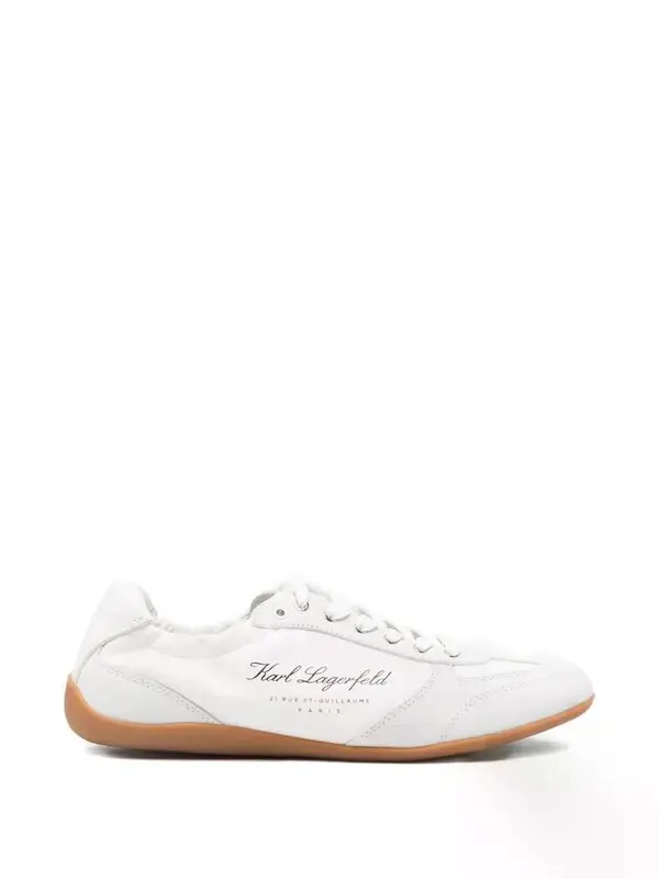 Karl Lagerfeld Altia Logo-print Sneakers - White