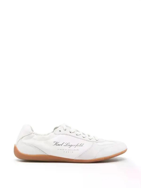 Karl Lagerfeld Altia Logo-print Sneakers - White