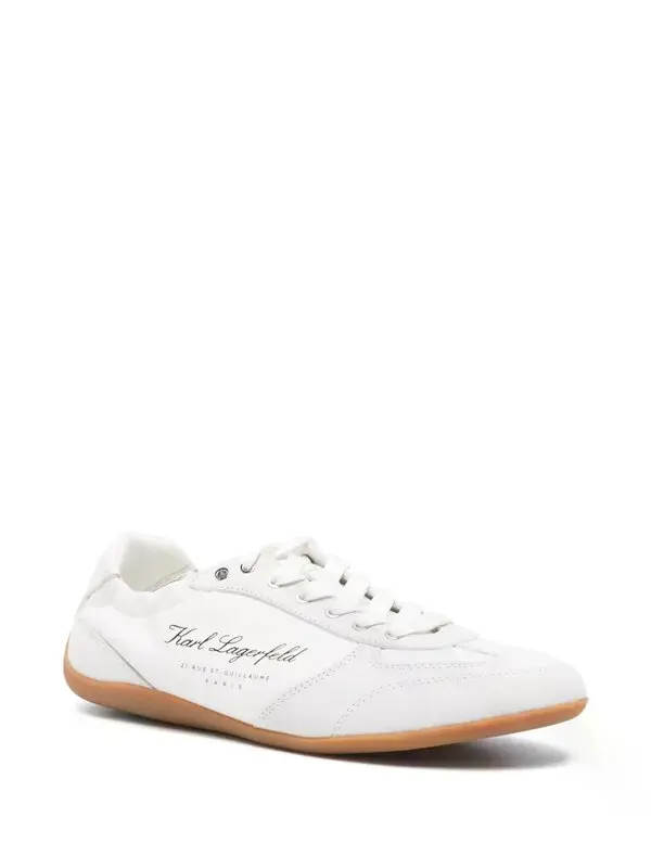Karl Lagerfeld Altia Logo-print Sneakers - White