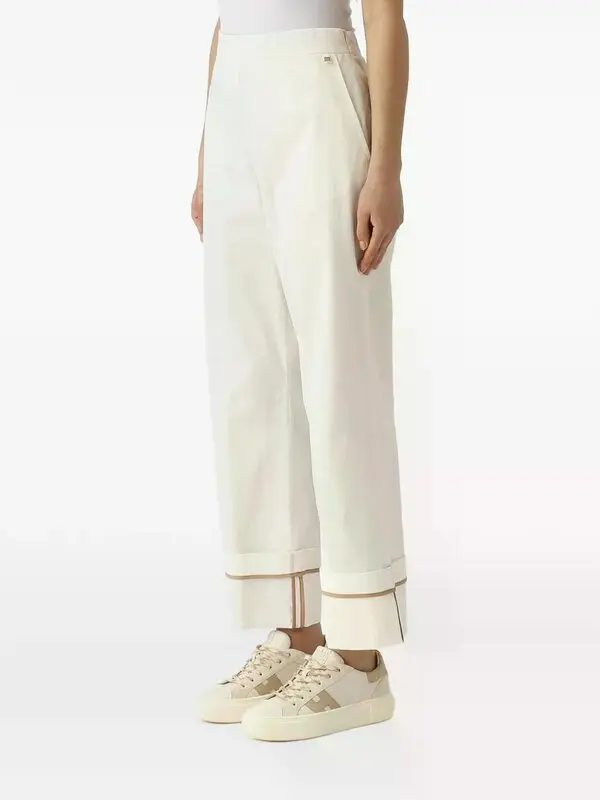 Herno Piped-trim Turn-up Trousers