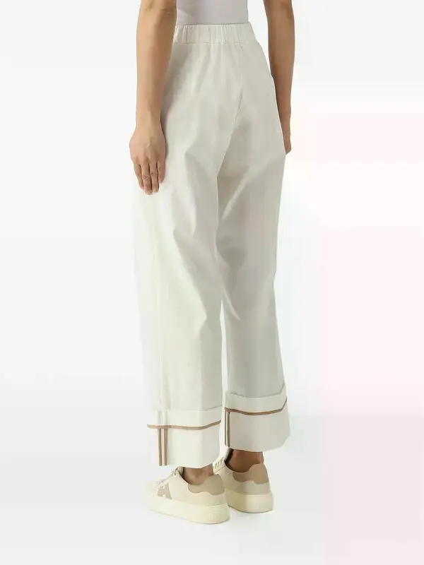 Herno Piped-trim Turn-up Trousers
