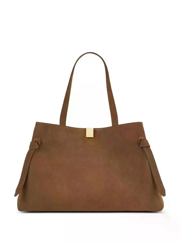 Yuzefi Gyoza Suede Tote - Brown